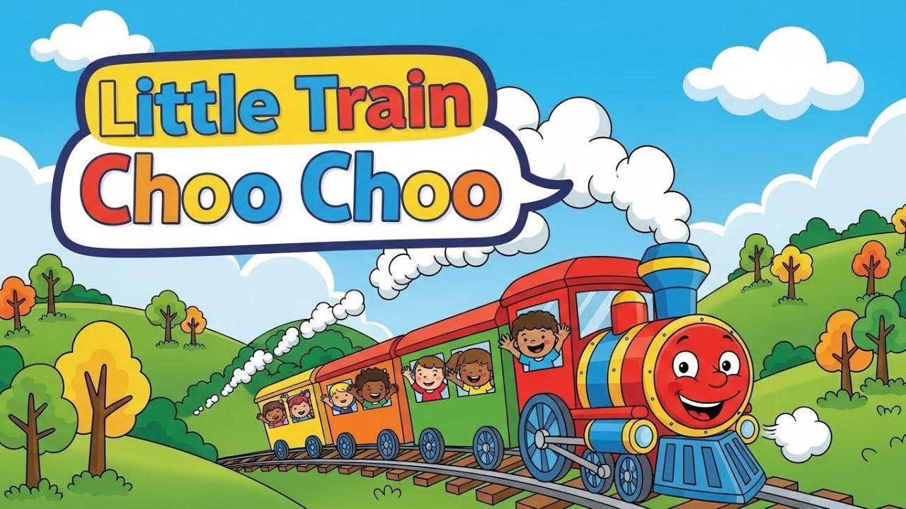Little Train Choo Choo 🚂🎵 | Fun Kids Song About Trains & Transportation ...
