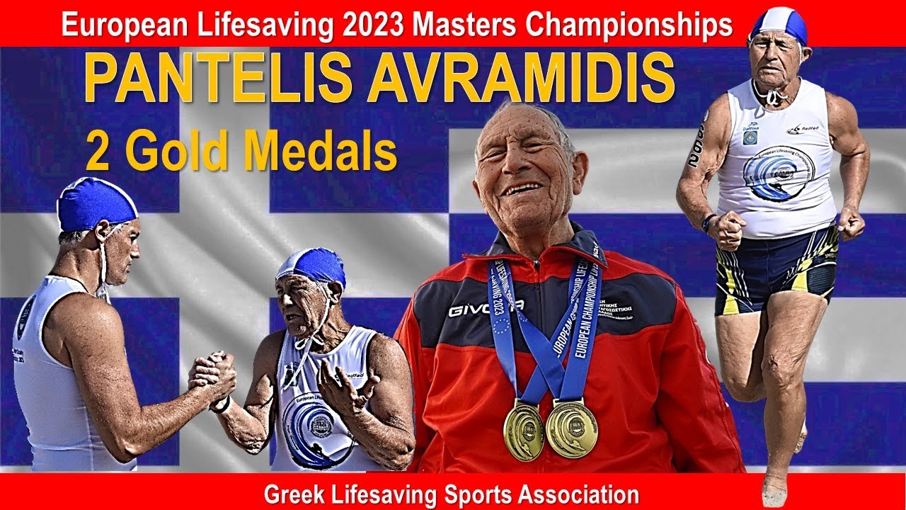 Pantelis Avramidis: 2-time gold medalist at European Lifesaving Masters ...
