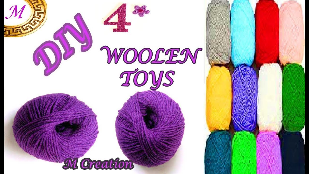 woolen thread Crafting hacks/diy woolen thread toys/how to make woolen ...