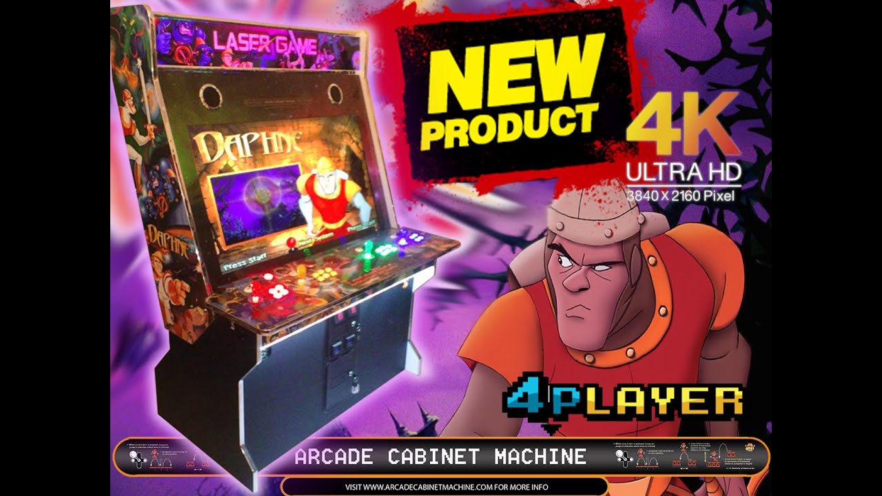 © Hyperspin 8Tb - Arcade Cabinet Machine - ShowCase 4 Players - Monitor ...