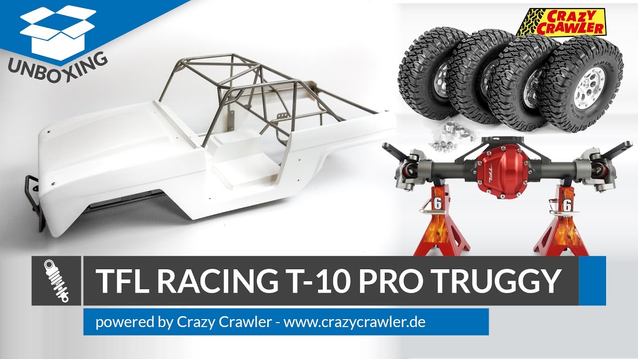 🎁 TFL Racing T-10 pro Truggy Scale Crawler powered by Crazy Crawler ...