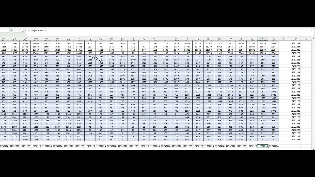 432 x 432 Magic Square - 27x27 Magic Squares positioned within a 16x16 ...