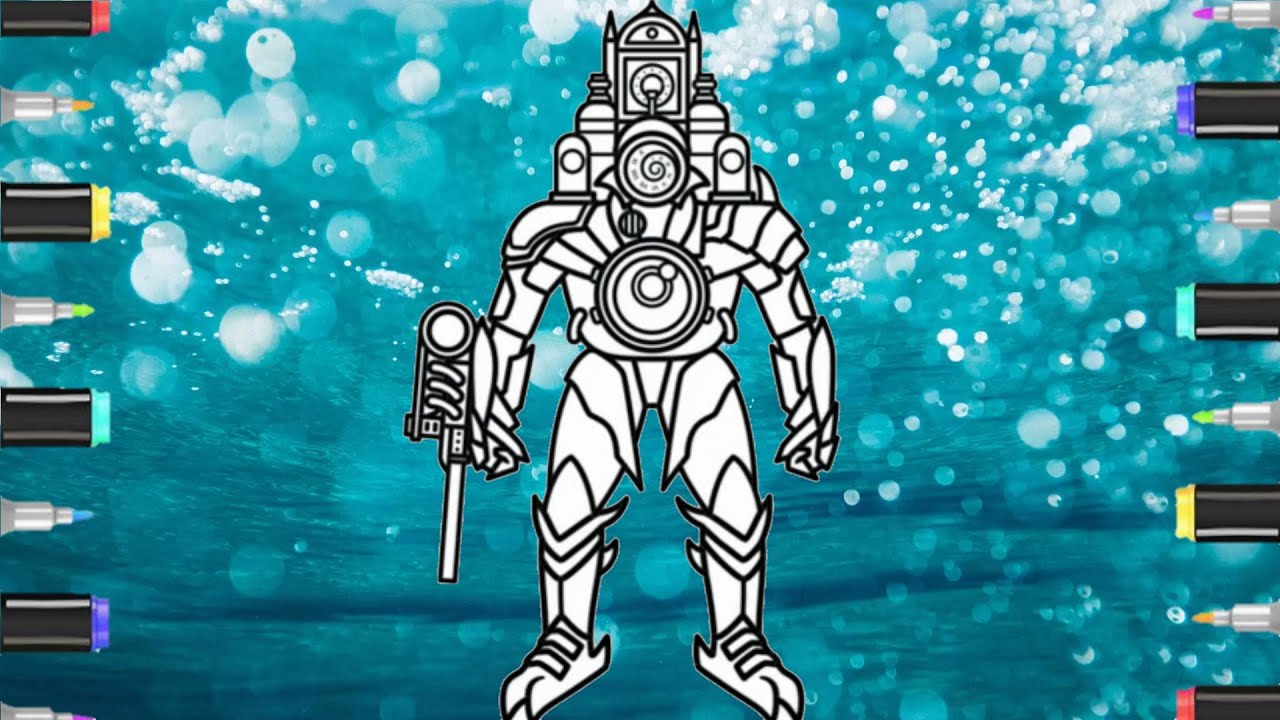 HOW TO COLO CLOCKMAN TITAN | Skibidi Toilet Multiverse - Easy Step by ...