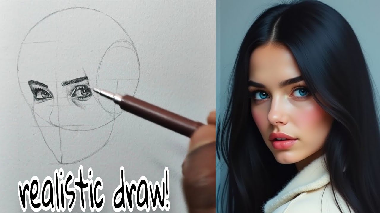 Draw Realistic Faces: Master Facial Features with the Loomis Method ...