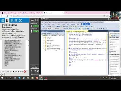 IMPLEMENTING MEMORY OPTIMIZED TABLES AND NATIVE STORED PROCEDURES - YouTube