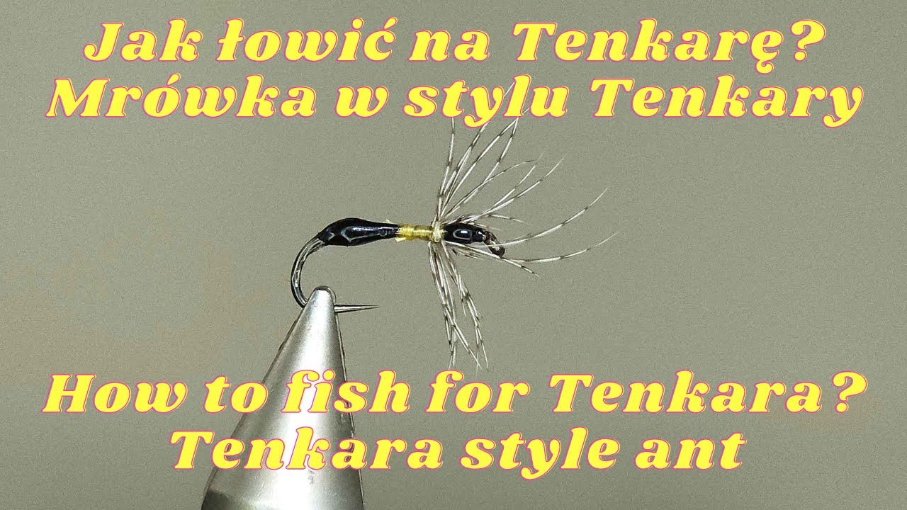 👉Mrówka w stylu tenkary Mokra Mrówka Ant in Tenkara style DryAnt 👈 ...