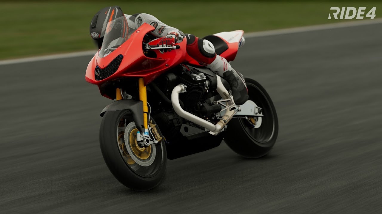 RIDE 4 Career Mode #559 TWO-CYLINDERS QUEENS - MOTO GUZZI MGS-01 CORSA (2004) Gameplay & Replay ...