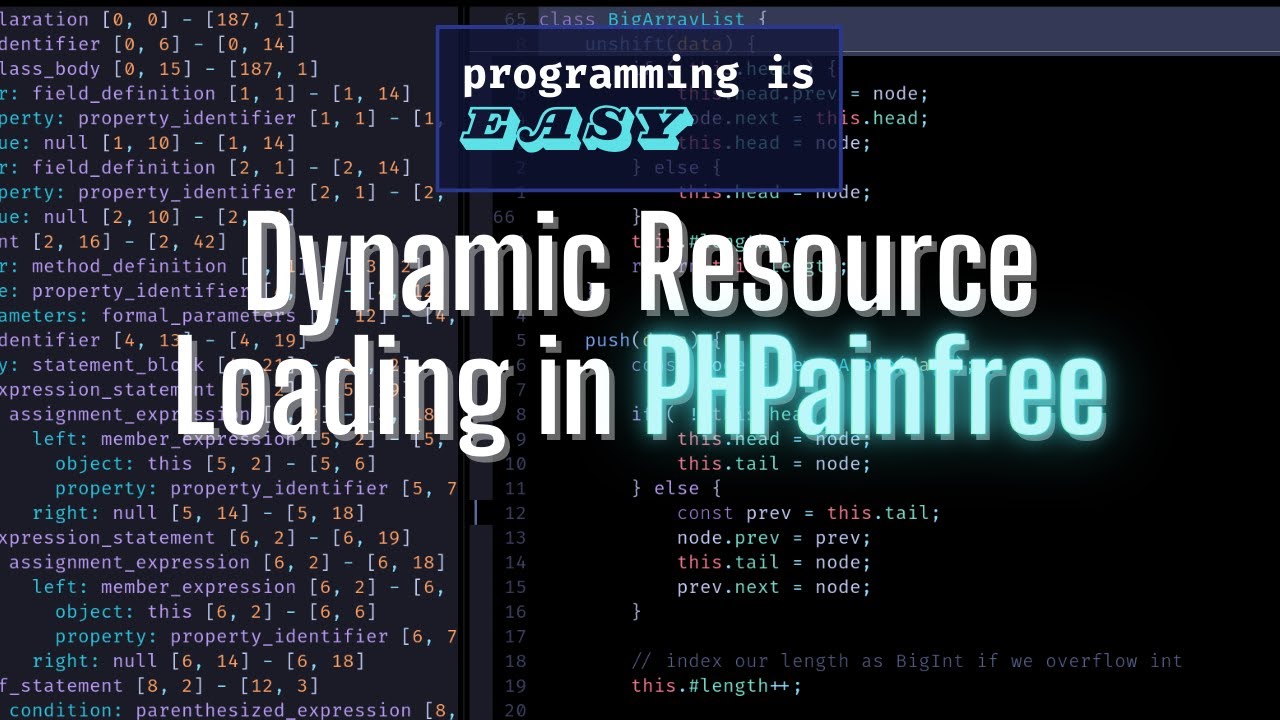Adding dynamic resource loading functions to PHPainfree2 - YouTube
