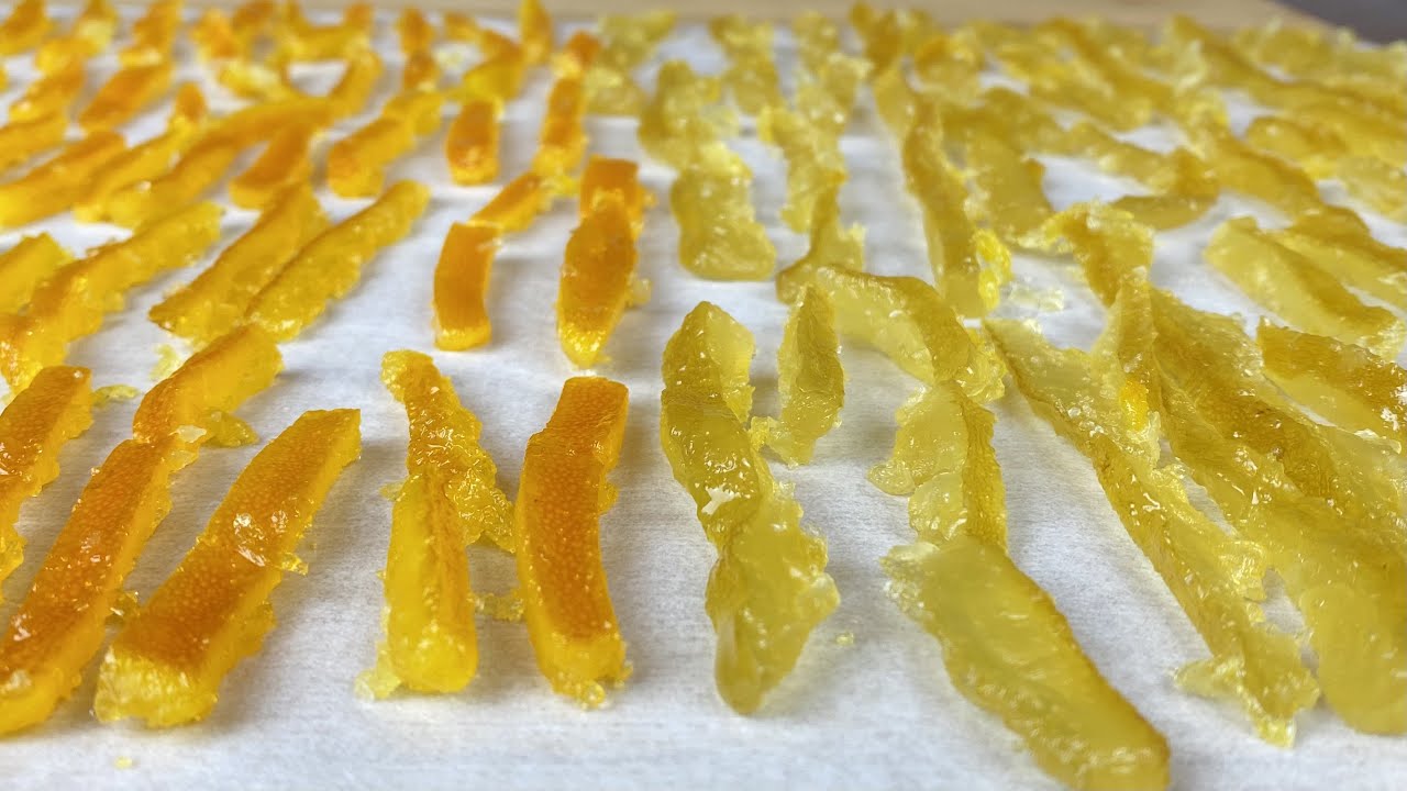 CANDITI di arancia e cedro - YouTube