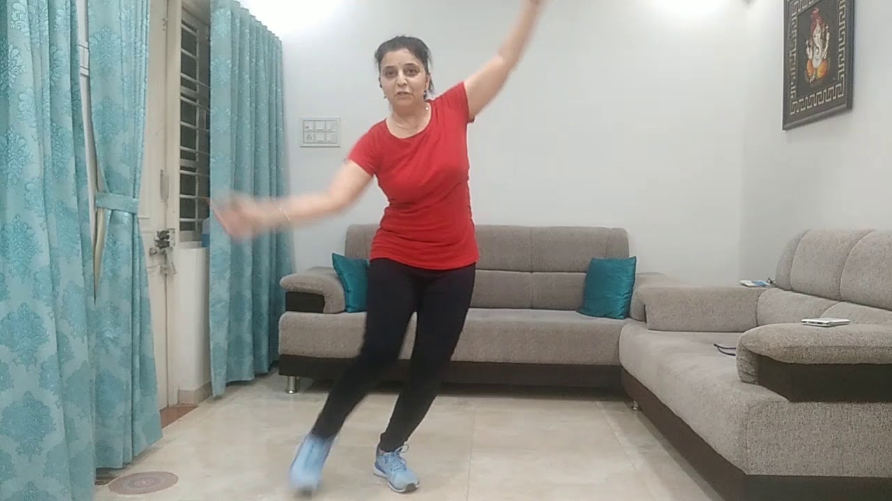 Garba Cardio Warmup...No Jumping...Darshana Yoga - YouTube