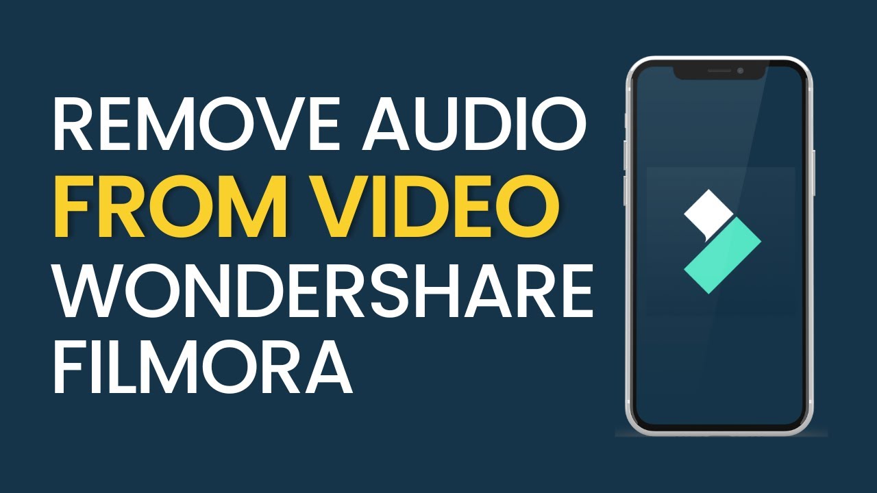 How to Remove Audio from Video in Wondershare Filmora - YouTube