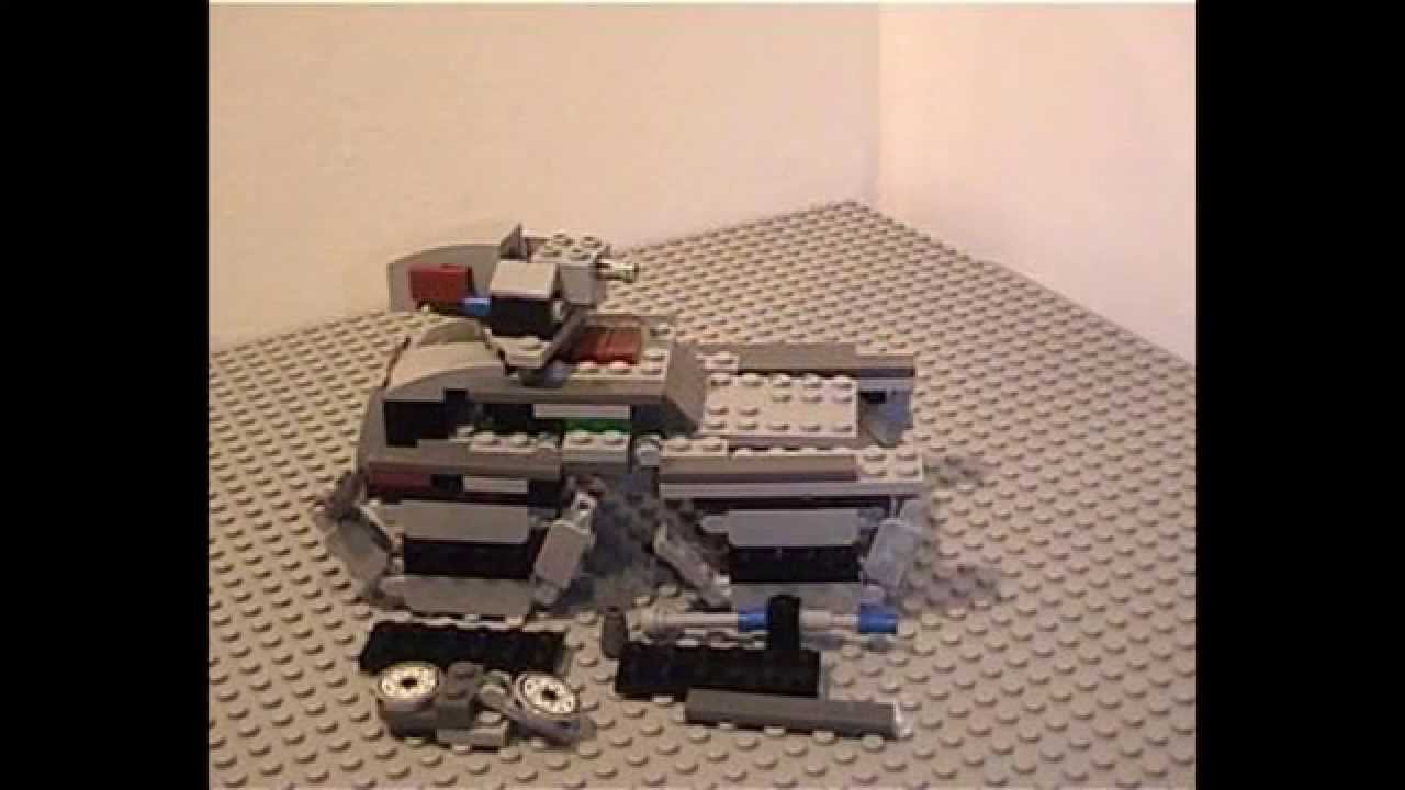 Lego Building Instruction #5 Halo 3 Scorpion Tank - YouTube