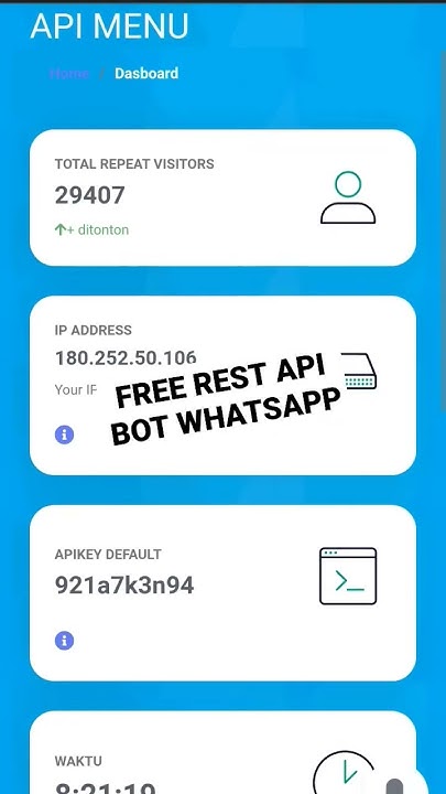 🔴 FREE REST API BOT WHATSAPP #reels #botwhatsapp #botwa - YouTube