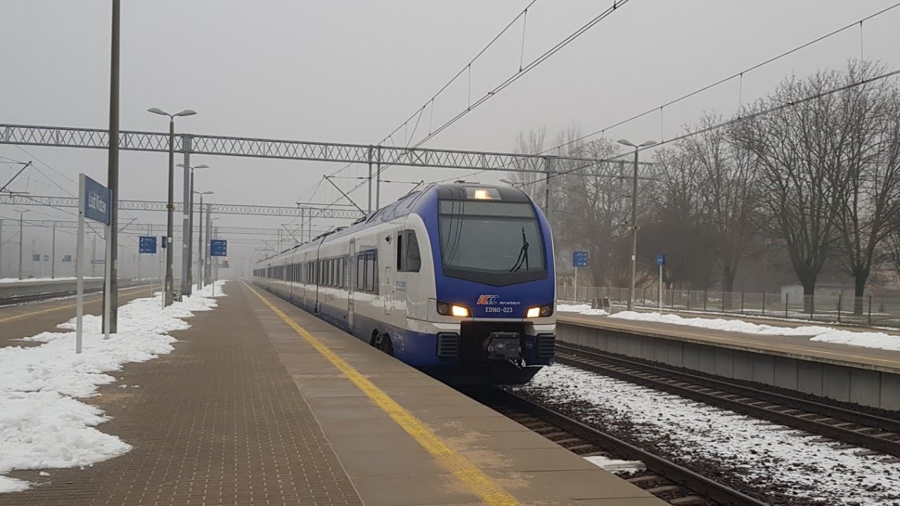 Na razie najnowszy czynny FLIRT, czyli ED160-023 | Łódź Widzew 28.01. ...