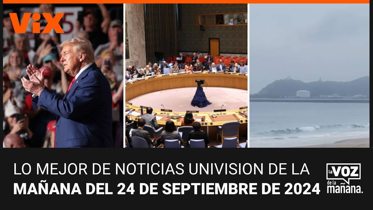 Lo mejor de Noticias Univision de la mañana | martes 24 de septiembre ...