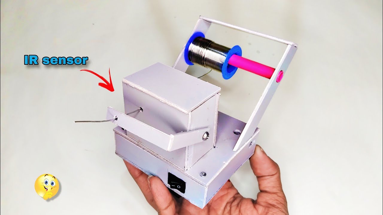 Automatic Soldering Wire Machine || how to Make Touchless Soldering ...