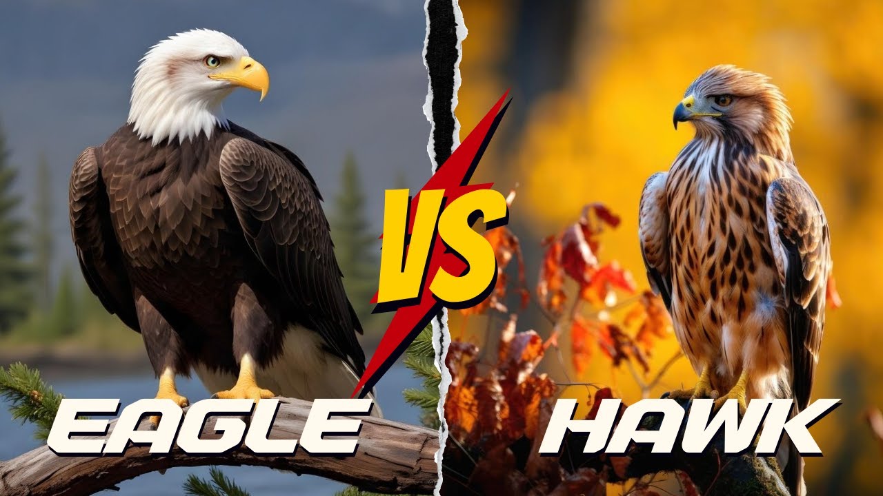 Eagle vs Hawk: Battle of the Raptors - YouTube