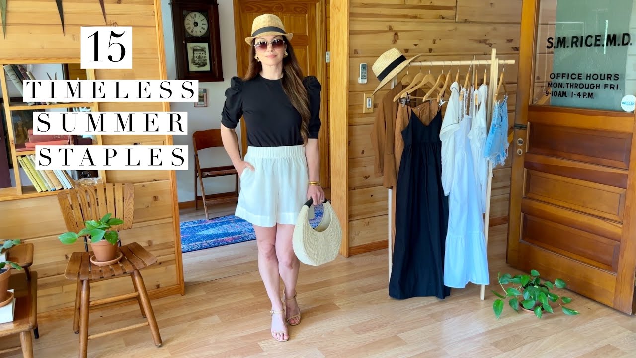 15 timeless summer staples | A beautiful capsule that embraces natural ...