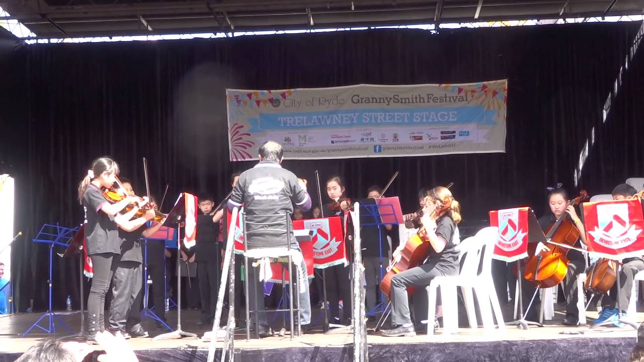 DEPS strings ensemble 2014 Granny Smith Grainger - YouTube