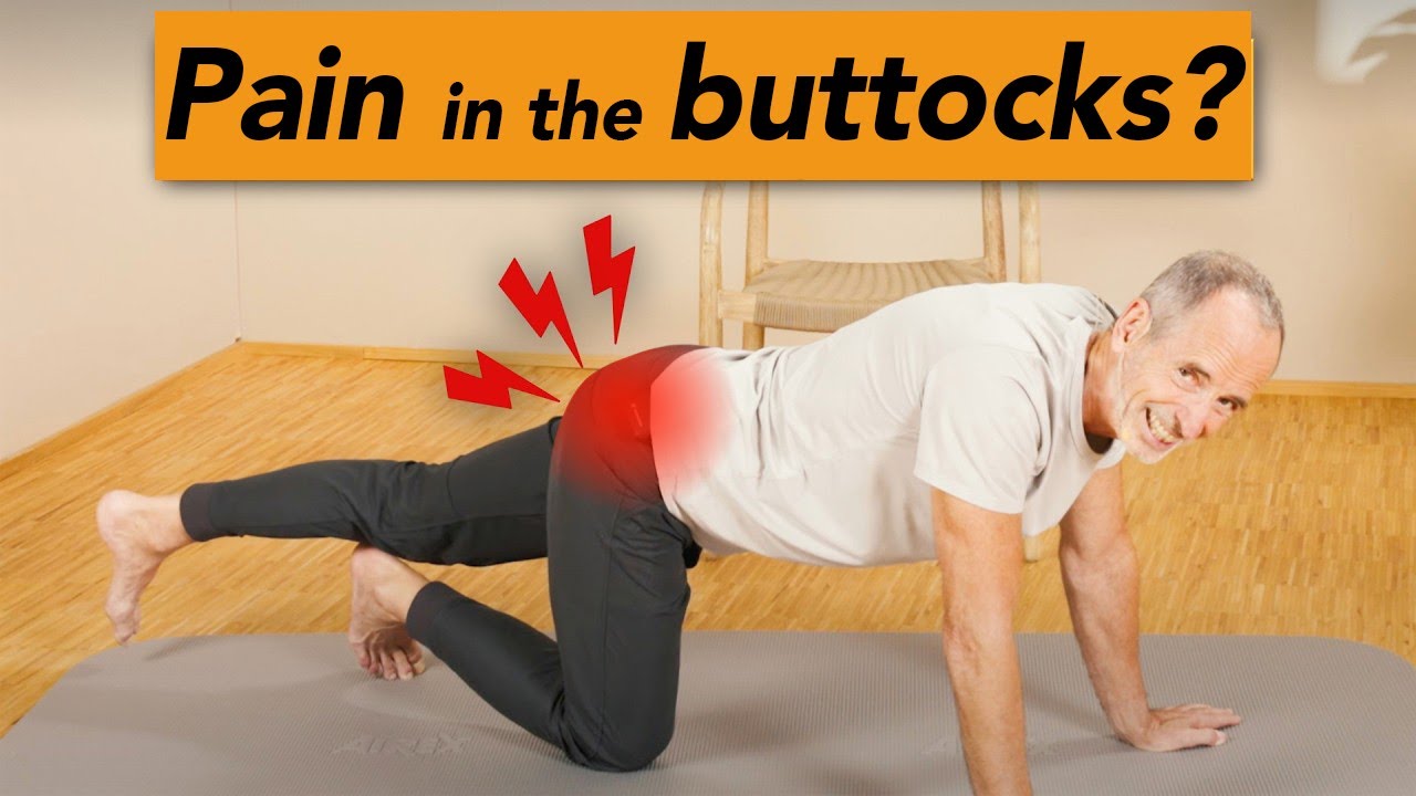 Pain in the buttocks: Here's how you can finally get rid of it! - YouTube