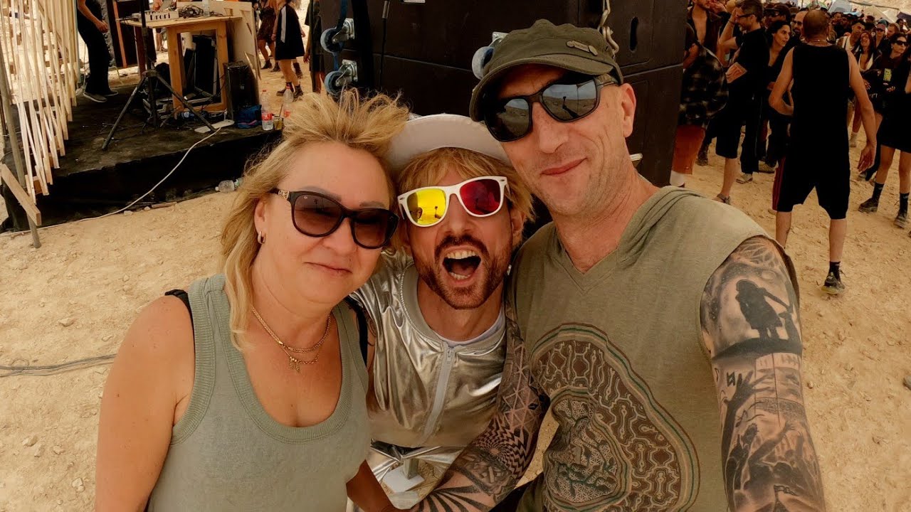 Osom music 🫠 in Israeli desert 🇮🇱 🏜 organized by Meshulash project 25.4 ...