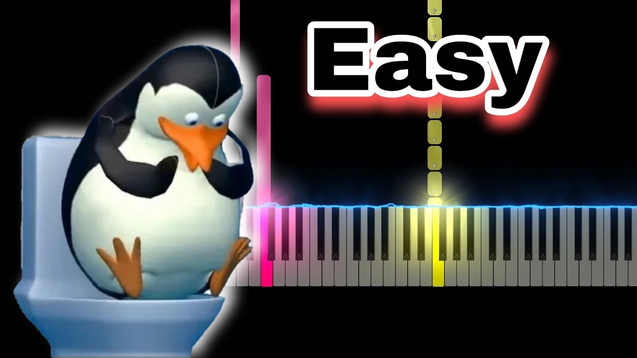 Los Pingüinos Meme Phonk (Easy Piano Tutorial) - YouTube
