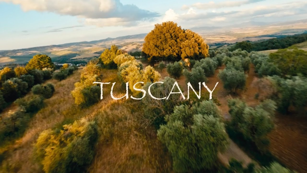 TUSCANY | Cinematic FPV - Golden hour Val Dˋorcia - YouTube