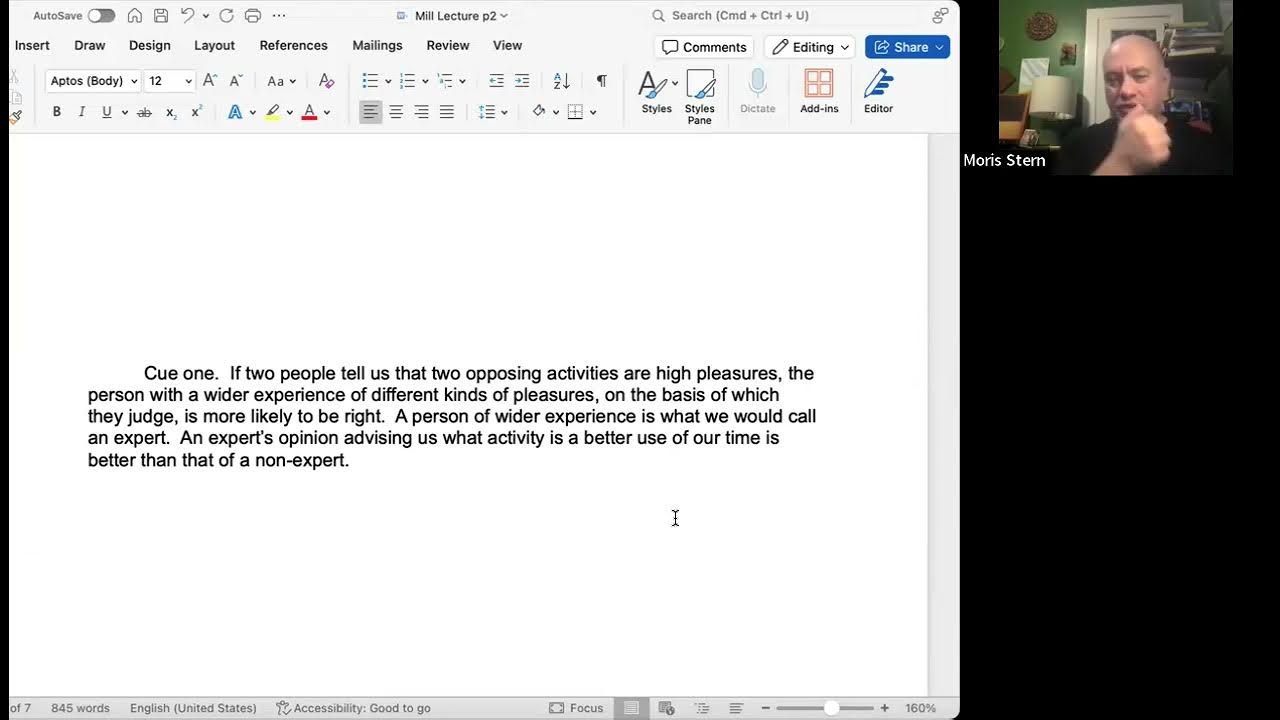 Mill Video Lecture Part 2 - YouTube
