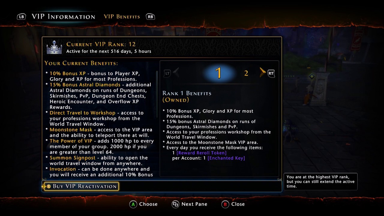 Neverwinter - Collaborative Development Program: VIP System - YouTube