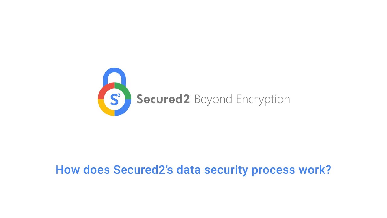 How Secured2 Data Security Technology Works | Overview - YouTube