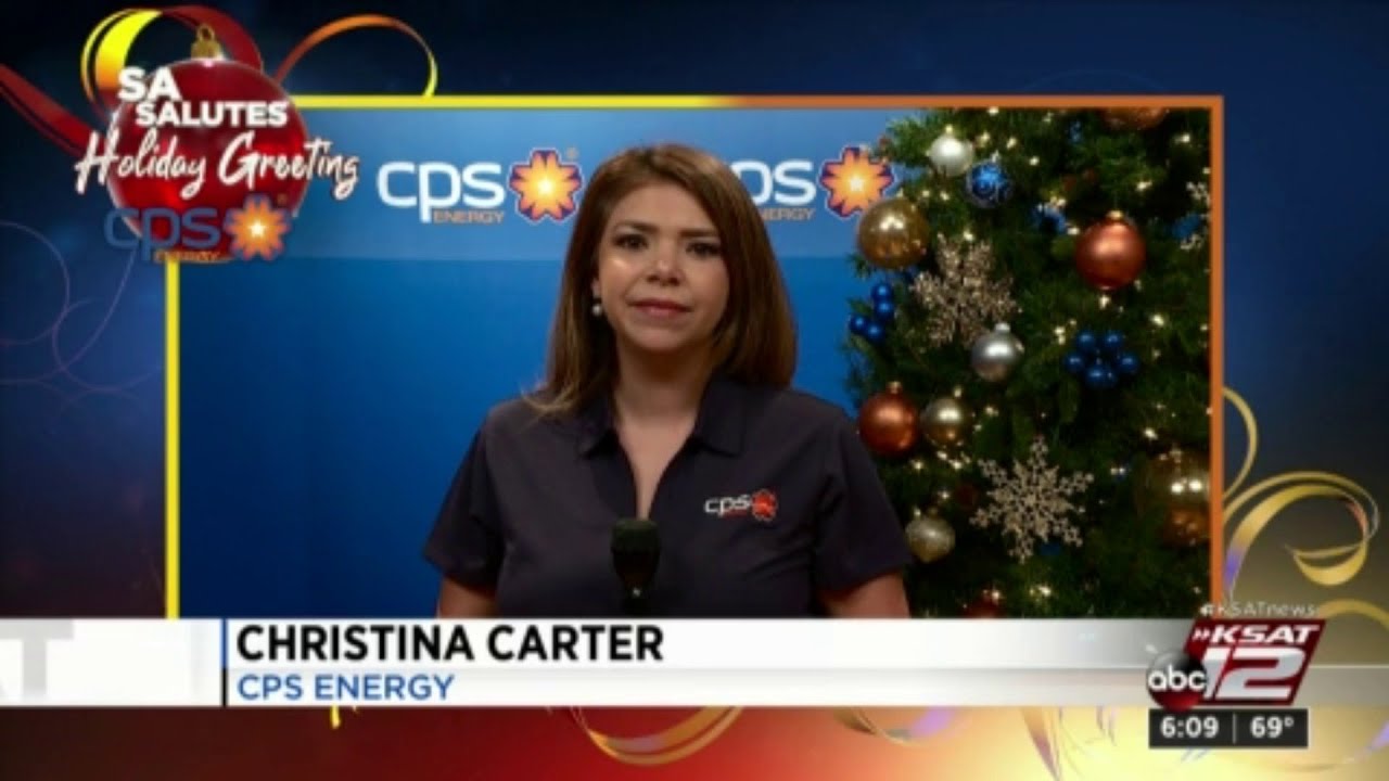 SA Salutes Holiday Greeting: Christina Carter, CPS Energy - YouTube