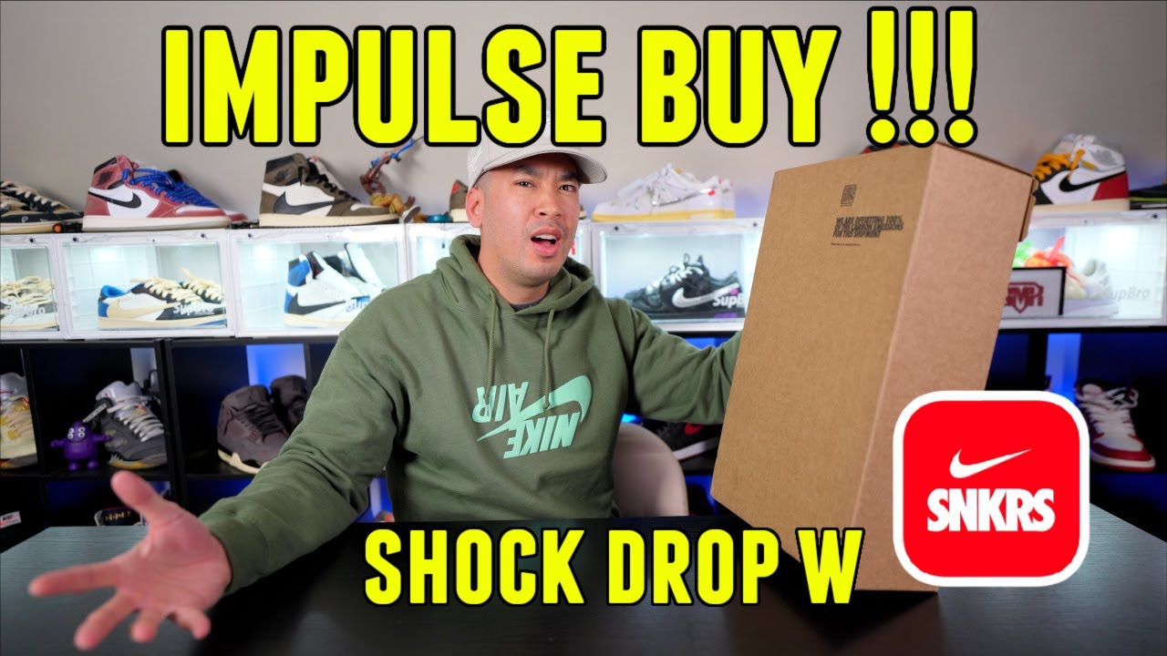 THESE WERE IMPULSE BUY !!! SNEAKER UNBOXING SHOCK DROP W SNKR APP - YouTube