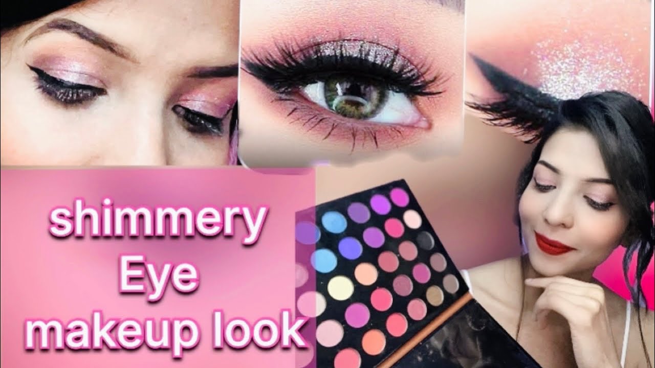Shimmery Eye Makeup Tutorial: Step-by-Step | Eye makeup | Eye Makeup ...