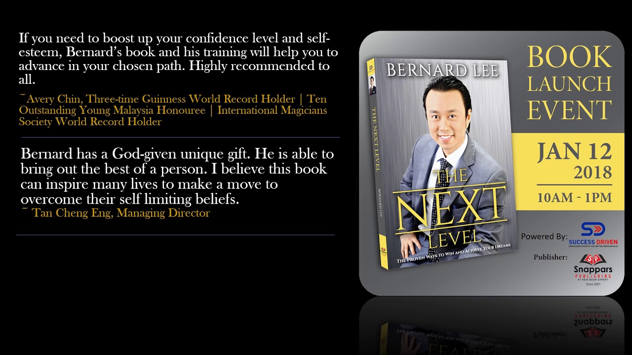 The Next Level Book Launch - YouTube