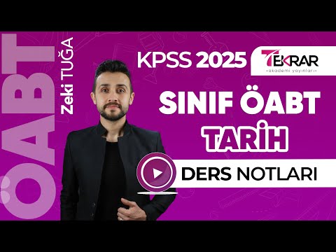 2025 KPSS Sınıf Öğretmenliği ÖABT Tarih - Türklerde Ekonomi 2 - Zeki Tuğa
