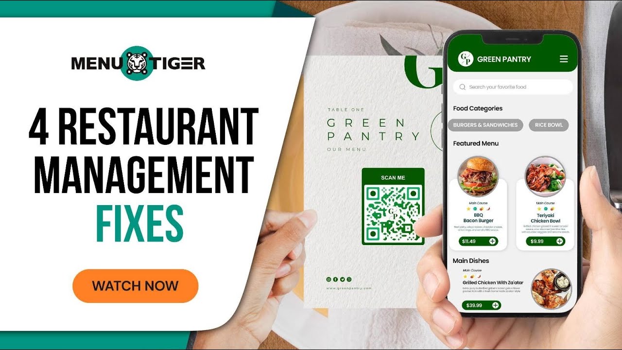 4 Common Problems Solved by a Restaurant Ordering System - YouTube