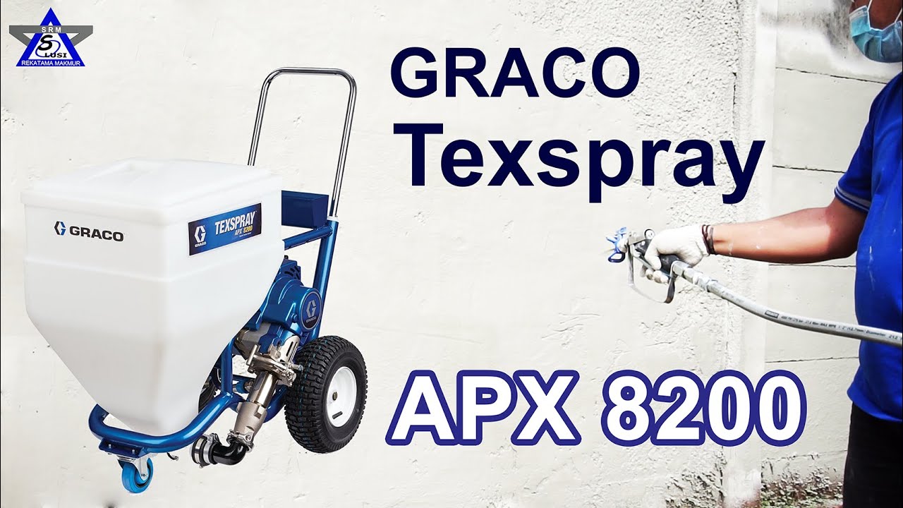 Graco Texspray APX 8200 Demo - YouTube