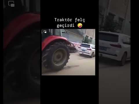 traktör vs araba çekişmesi muhteşem son #çiftçi #traktör #arabalar
