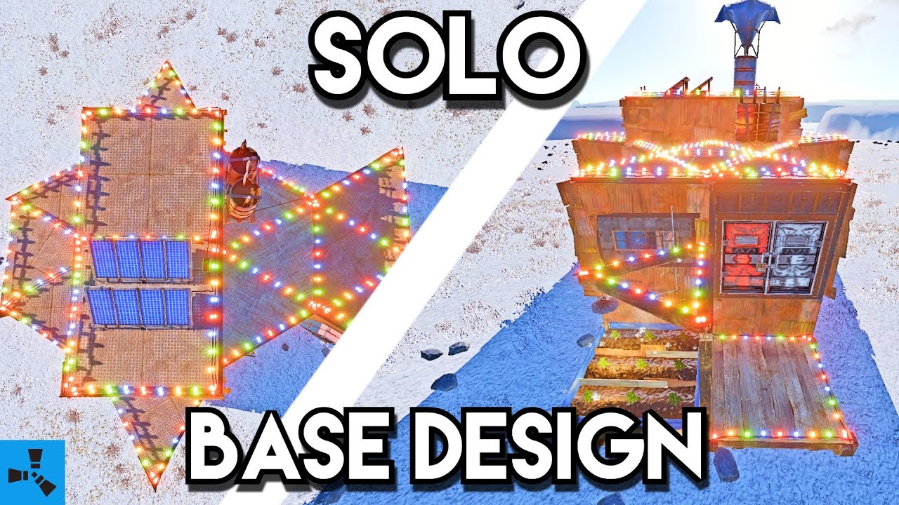 Rust - The Cheapest Rust Solo Base Design /Cheap/Pixel Gaps - YouTube
