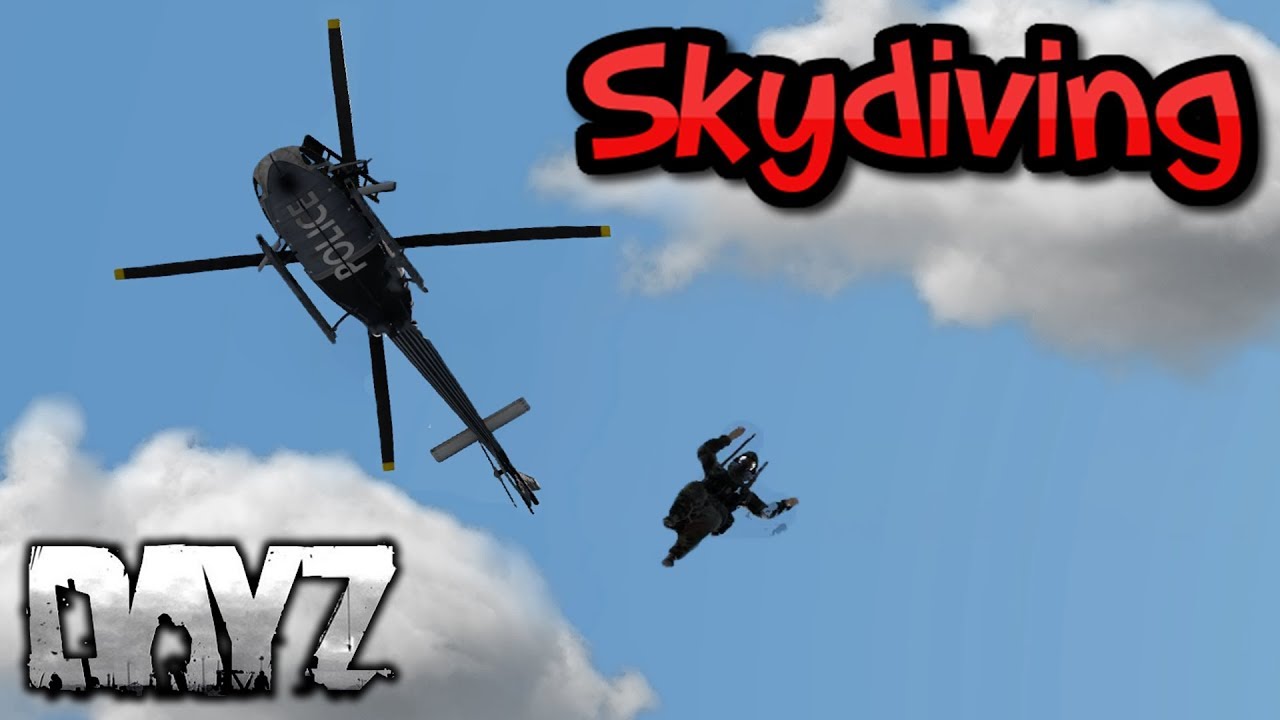 Jumping Out Of Helicopters in DayZ | New Flying Choppers - YouTube