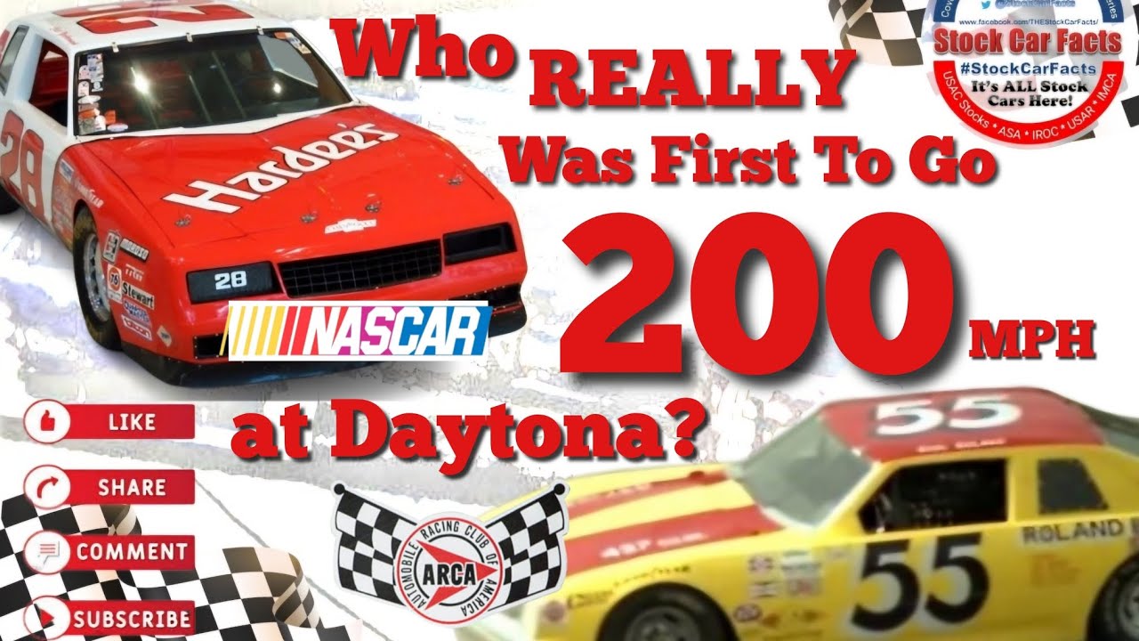 Was Cale Yarborough The 1st To Go 200 At Daytona in 1983? Or ARCA ...