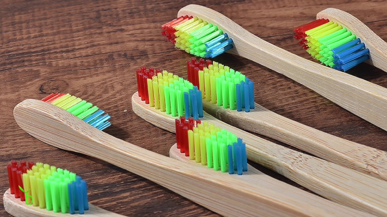 Rainbow Bamboo Toothbrush - YouTube