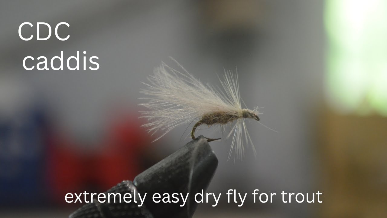 How to tie the CDC caddis dry fly (fly tying tutorial) - YouTube