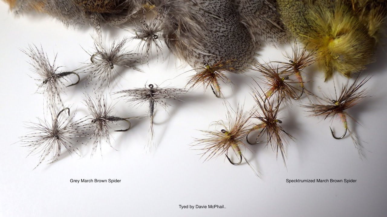 Tying the Spectrumized March Brown Spider by Davie McPhail - YouTube
