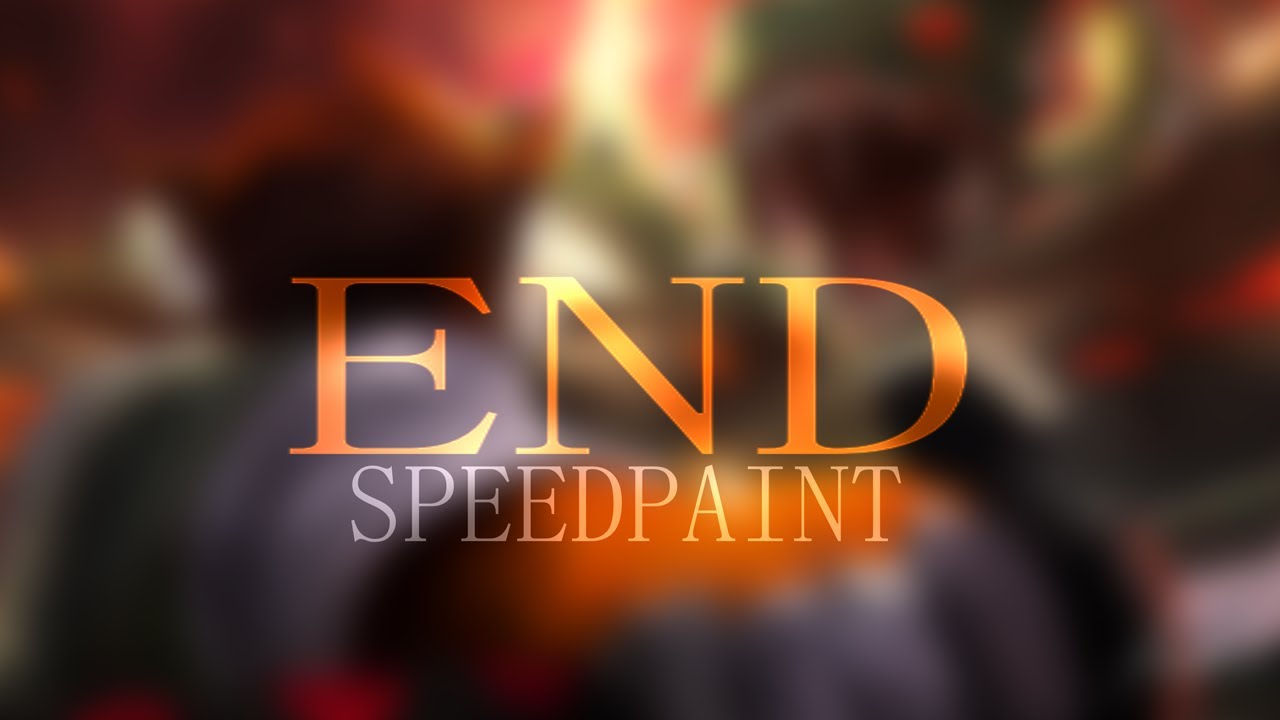 END (Speedpaint) - YouTube