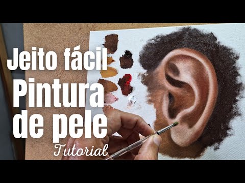 TUTORIAL como pintar cor de pele / passo a passo. - YouTube