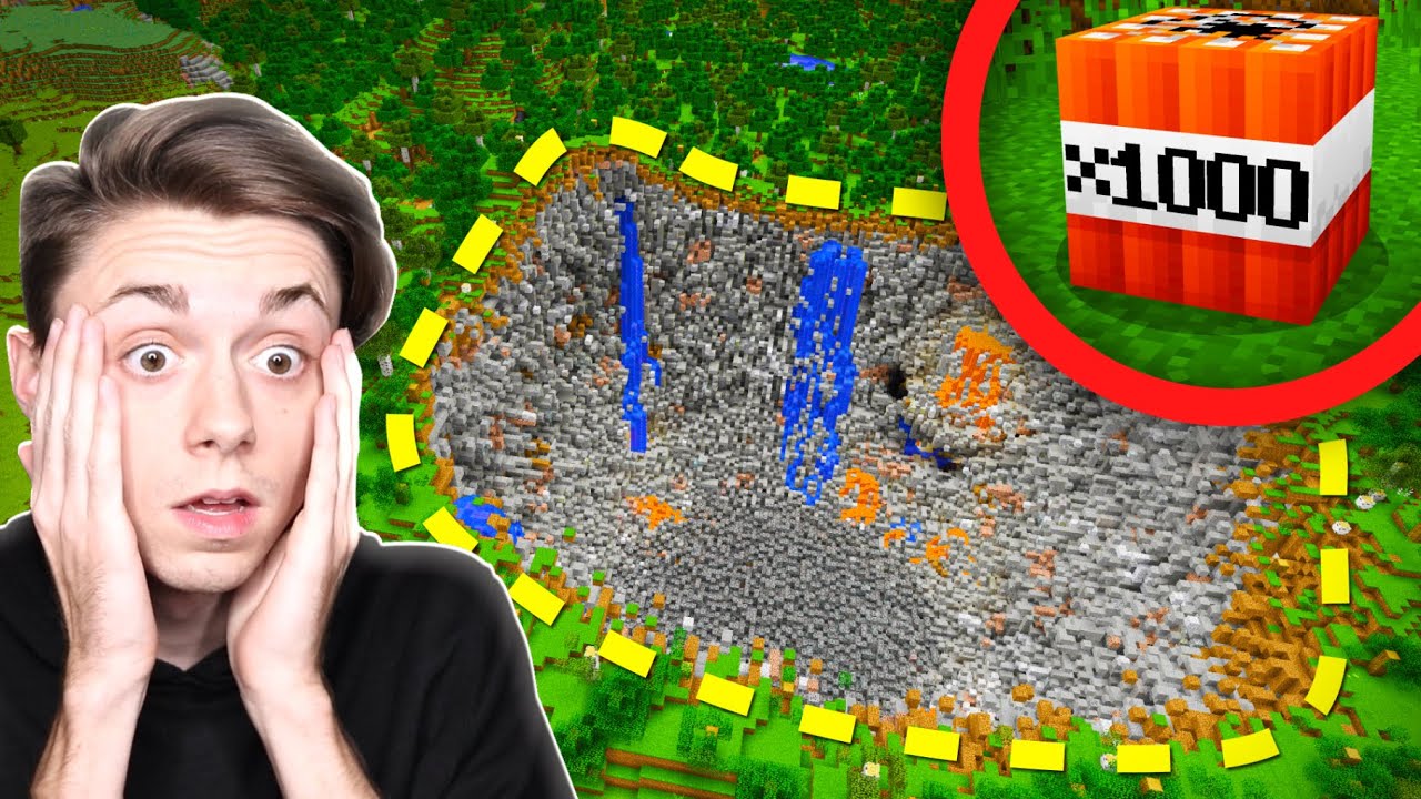 One block of Minecraft TNT did THIS!? *(NUKE BLOCK)* - YouTube