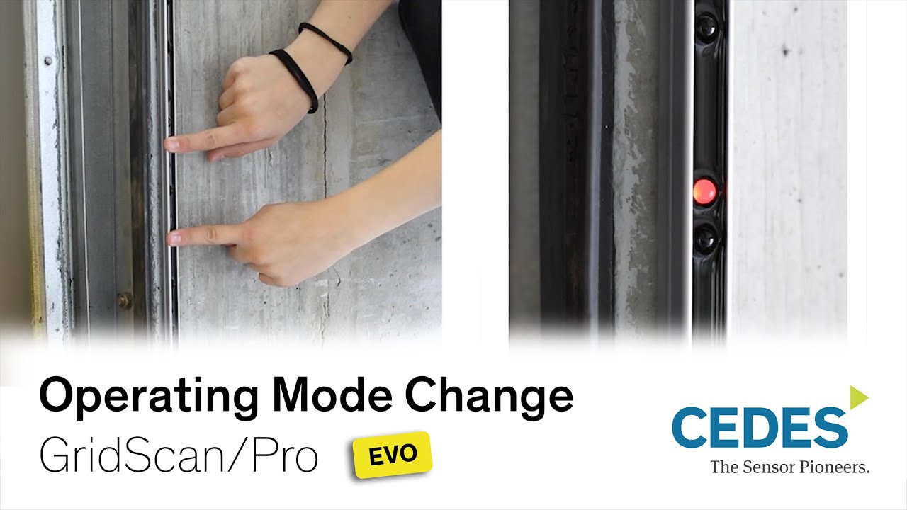 Operating mode change - GridScan/Pro - CEDES AG - YouTube