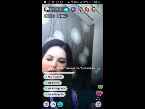 Sunny Leone On Bigo Live  Hack || official ||