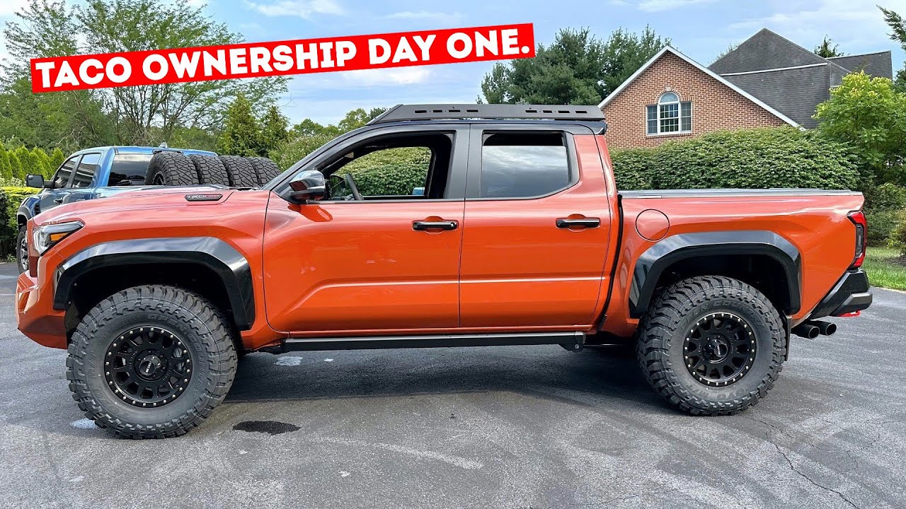 Stuffing MASSIVE 35x12.50 Tires on My STOCK 2024 Tacoma TRD Pro ...